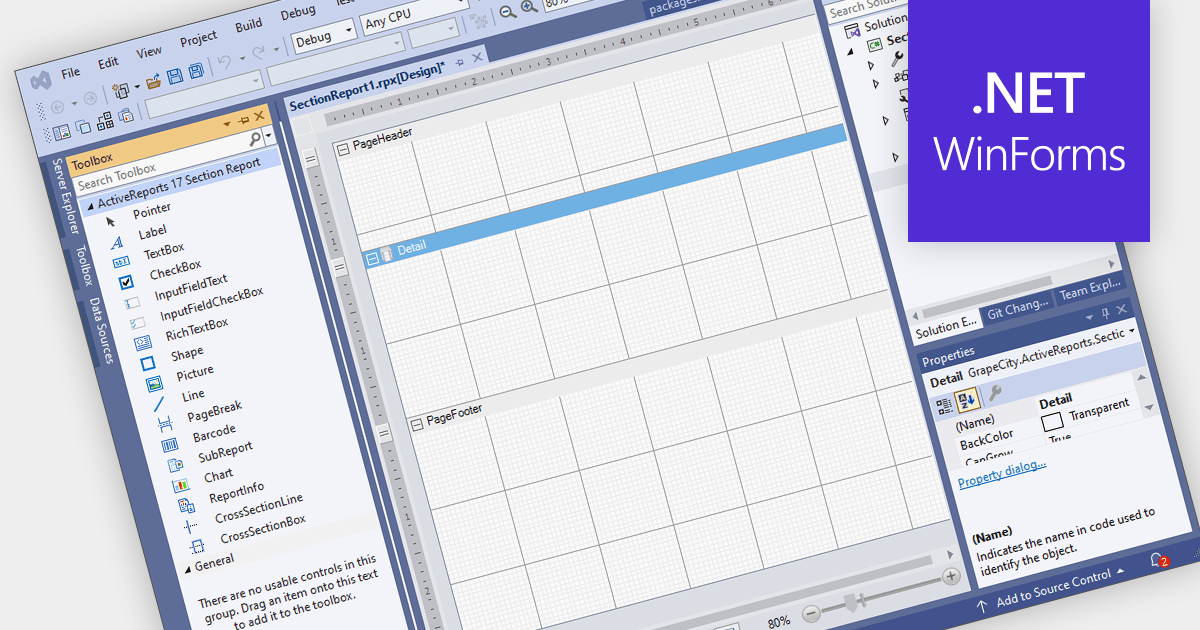 在Visual Studio中创建和编辑报告布局-ActiveReports.NET_activereports visual studio-CSDN博客