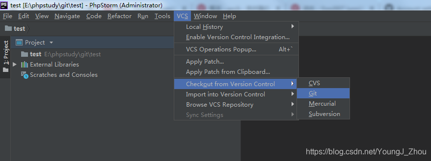 phpstrom中git的使用_phpstorm git clone-CSDN博客
