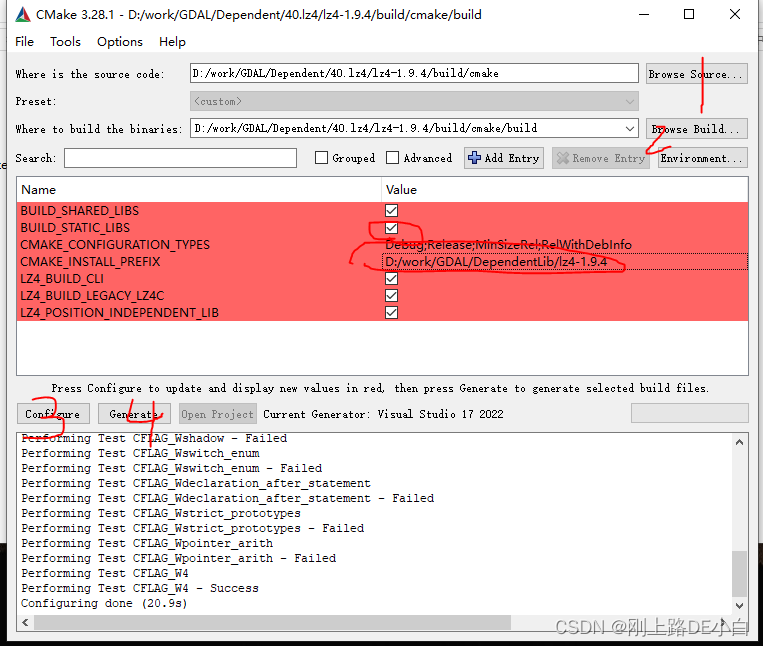GDAL3.7编译一：普通压缩类算法库编译（zlib/zstd/lz4/liblzma/brotli）_windows编译zstd库-CSDN博客