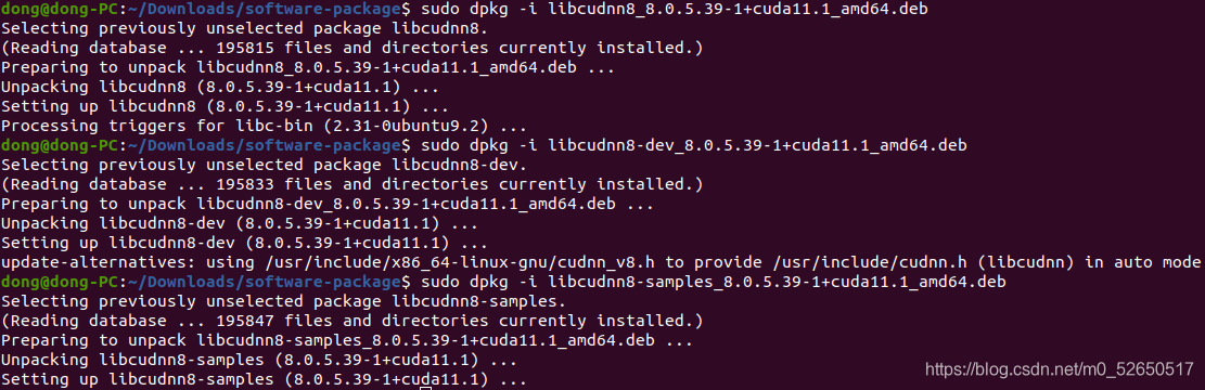 ubuntu 20.04 | 安装与卸载 Anaconda3 + CUDA 11.1 + cuDNN 8.0.5 + PyTorch 1.9.0_ubuntu20卸载anoconda3-CSDN博客