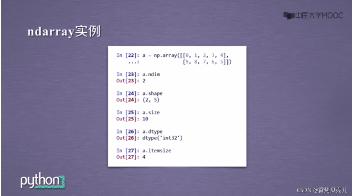 Python数据分析与展示一之numpy库 Numpy的数组对象：ndarray Csdn博客