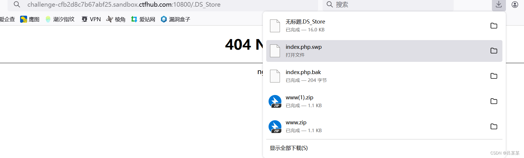 ctfhub-web-备份下载-bak备份/vim缓存/.ds_dtore_ctf vim备份下载-CSDN博客
