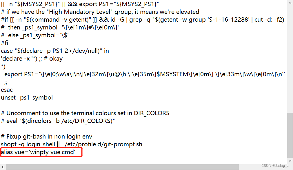 git bash使用vue-cli创建项目无法切换选项?_vue.js_Jadon_z-腾讯云开发者社区