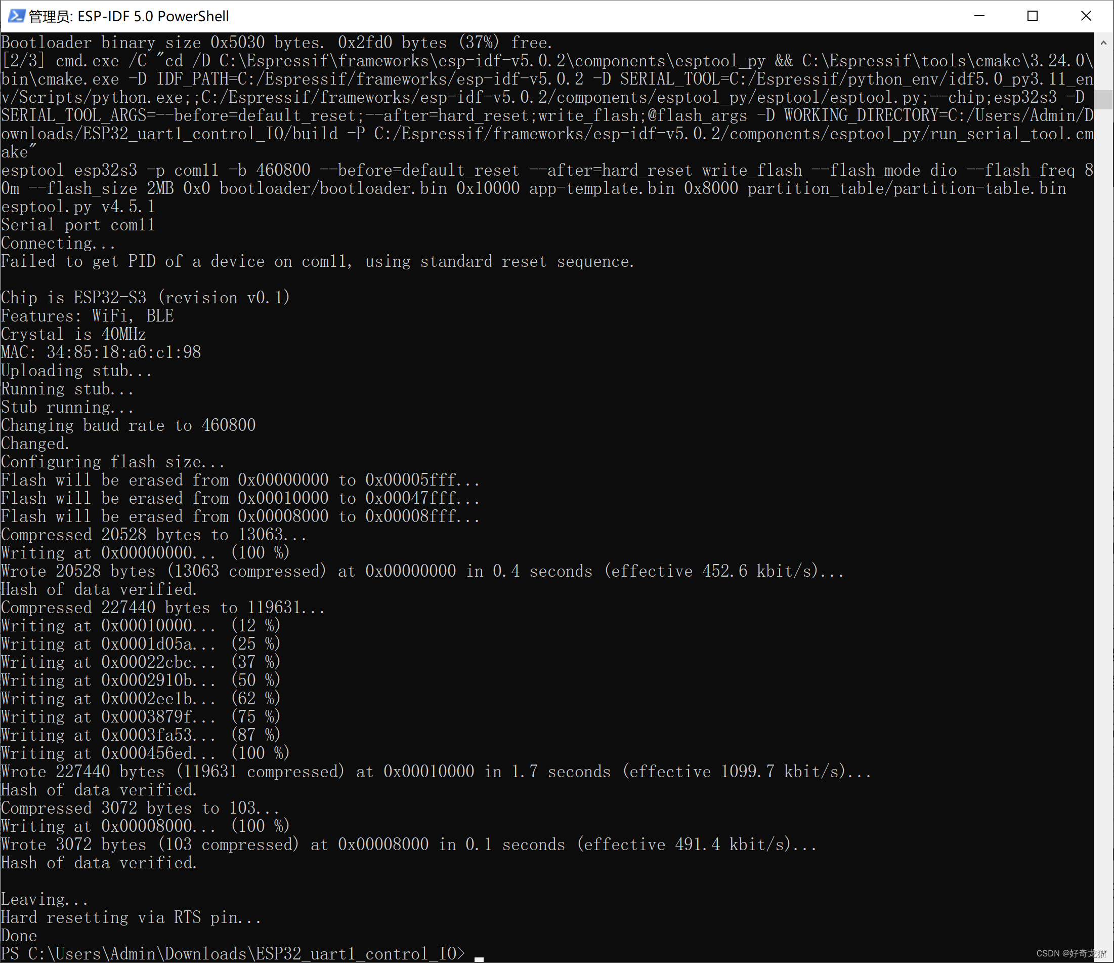 【QT 自研上位机 与 ESP32下位机联调＞＞＞串口控制GPIO-基础样例-联合文章】_esp32与qt上位机-CSDN博客