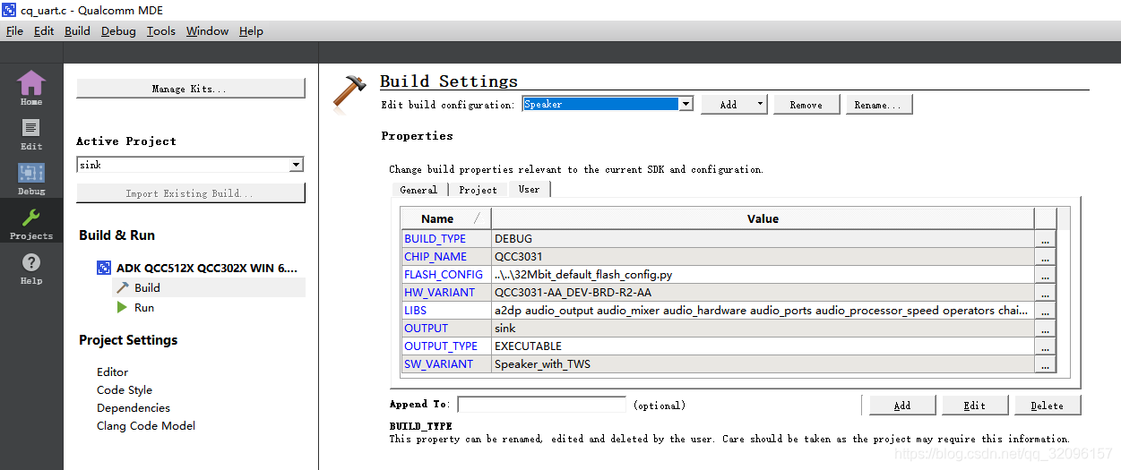 QCC3031 32M Flash精简 (QCC30xx系列应该通用)_qcc3031芯片固件下载-CSDN博客