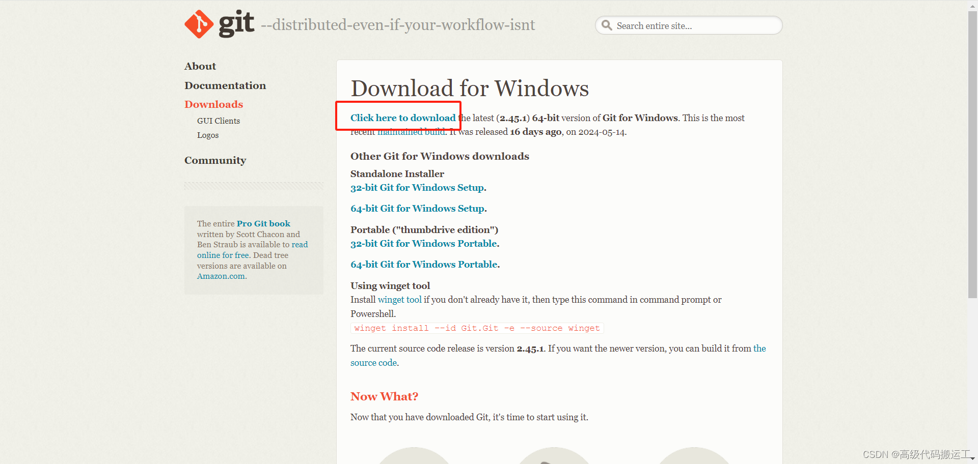 Git下载安装_git.exe-CSDN博客