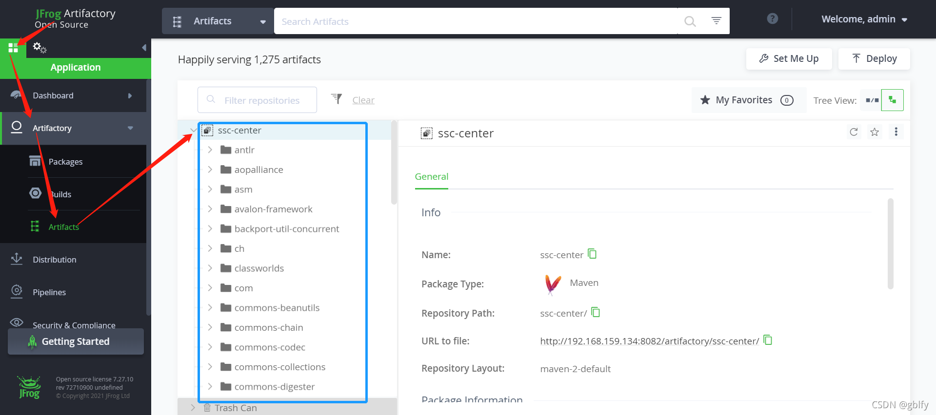 Docker JFrog Artifactory 7.27.10 maven私服（仓库配置篇）_jfrog配置java maven pom-CSDN博客