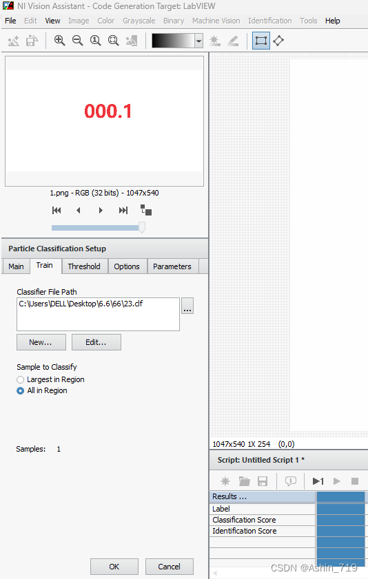 在Labview中如何使用“NI Particle Classification Training ”应用程序来对数据进行分类处理？_labview classification-CSDN博客
