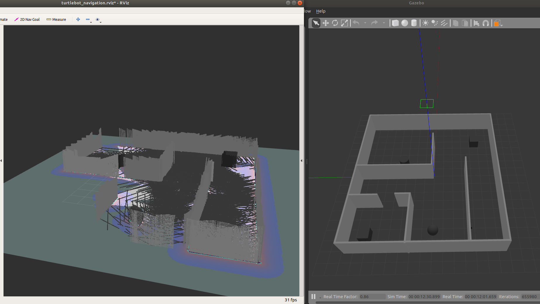 基于 ROS 机器人和 RTAB-MAP 算法实现室内三维重建（Gazebo）_rtab-map 安装-CSDN博客