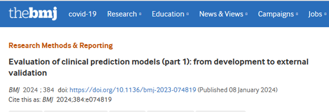 顶级期刊BMJ最新临床统计指南：为什么我们需要验证预测模型？-CSDN博客