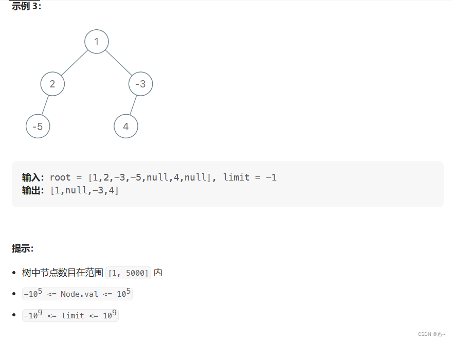 LeetCode·每日一题·1080. 根到叶路径上的不足节点·递归-CSDN博客
