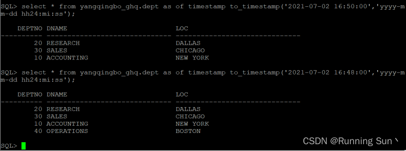 Oracle闪回详解（闪回查询，闪回数据，回退数据，闪回表，闪回数据库，闪回快照，闪回主备库（恢复关系），闪回归档，注意事项，有关闪回常用查询命令）_oracle 闪回-CSDN博客