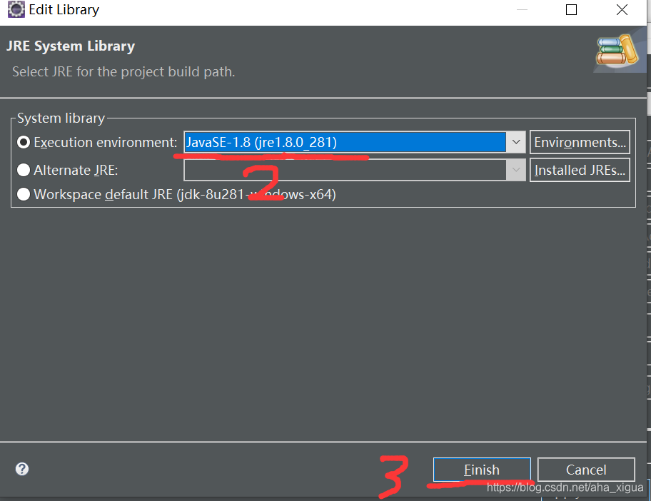 eclipse Description Resource Path Location Type Unbound classpath container: ‘JRE System Library ...