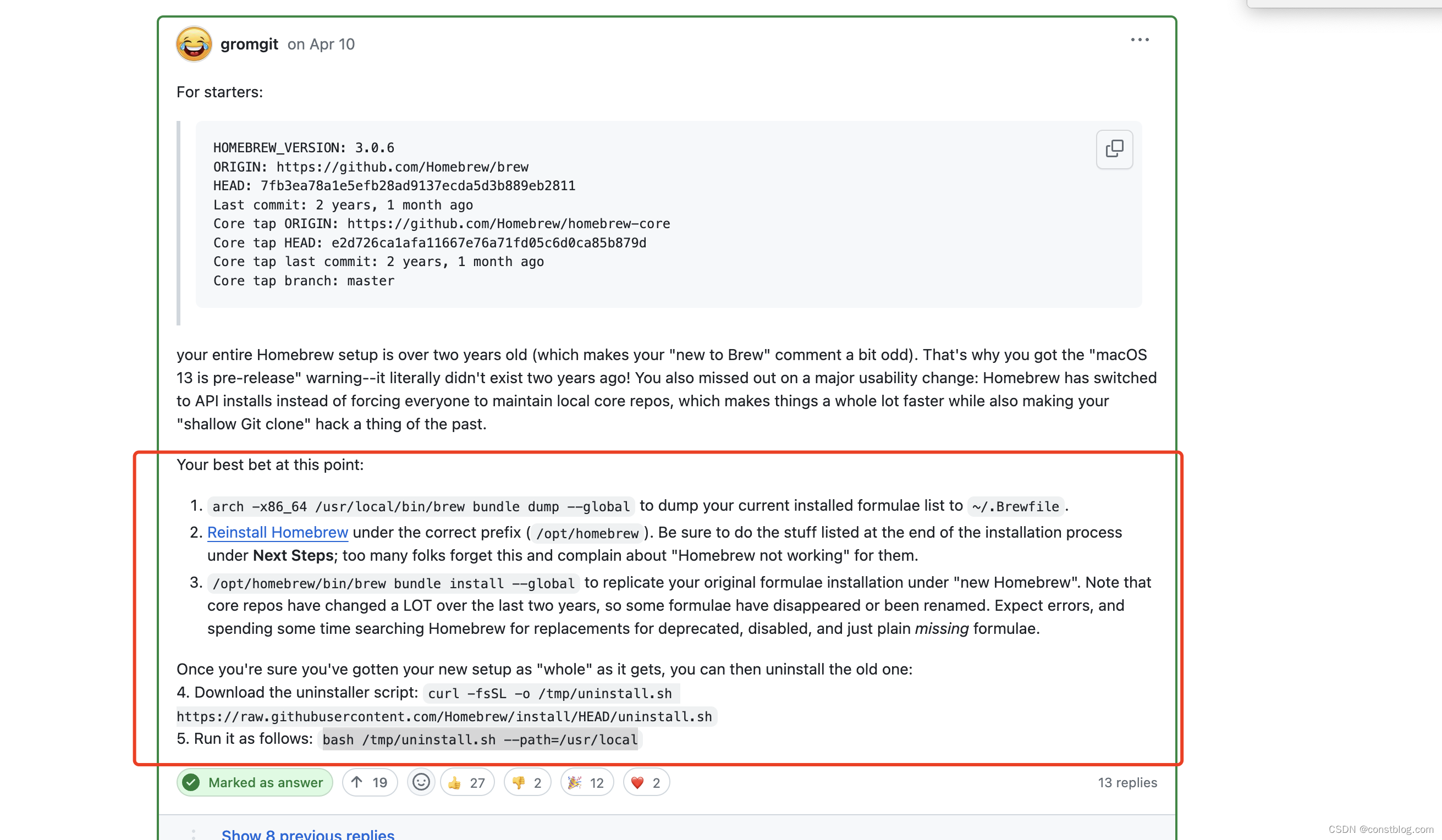 Cannot install in Homebrew on ARM processor in Intel default prefix_error: cannot install in ...