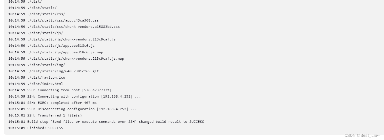 Jenkins构建打包部署前端vue项目至nginxjenkins打包部署vue项目到目标服务器中并使用nginx运行起来 Csdn博客