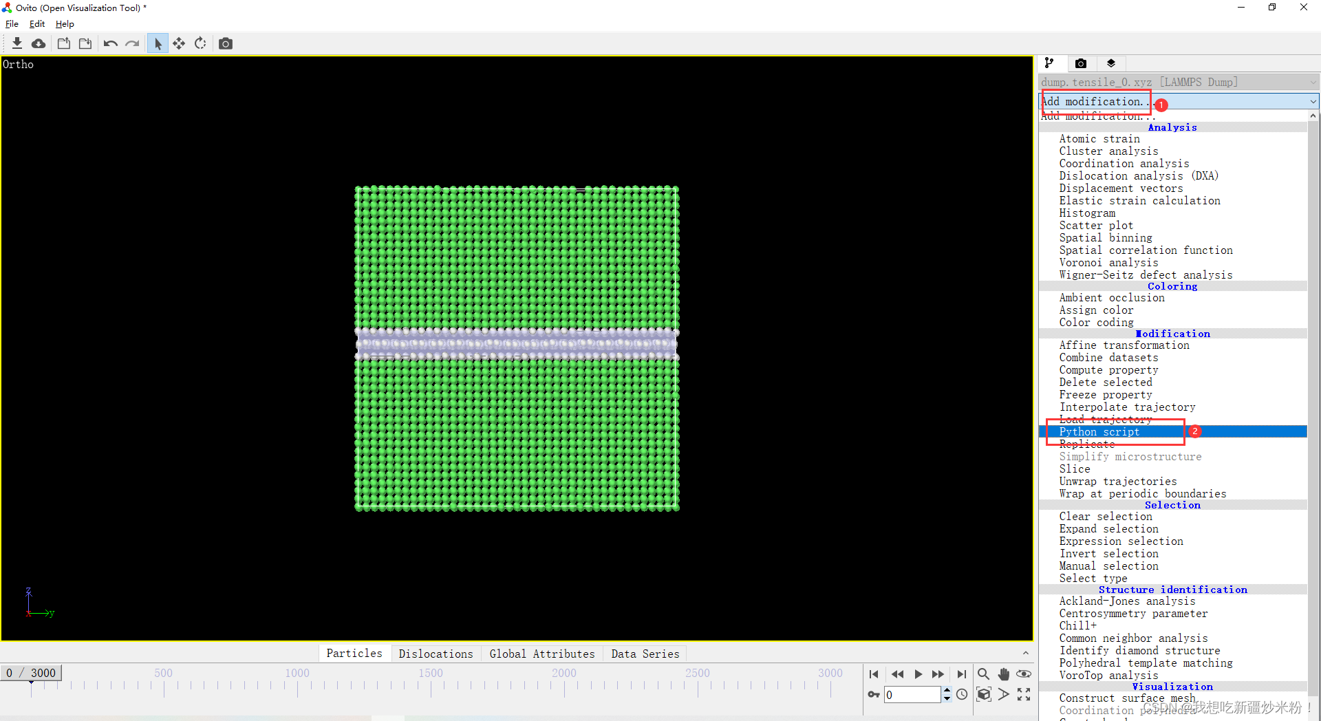 ovito+python相分数、位错密度统计_ovito python-CSDN博客