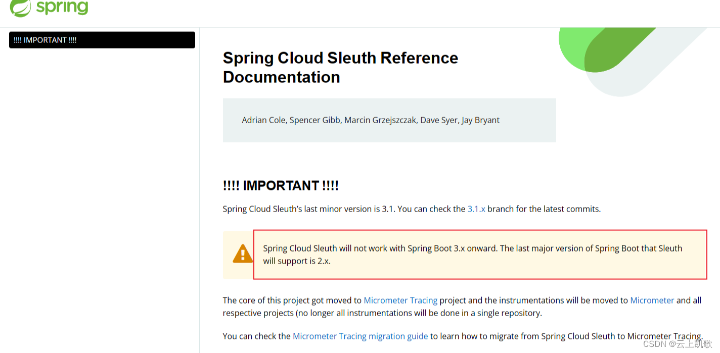 最新版 ！快速掌握 JDK17 + springboot3 + springcloud Alibaba :7、链路追踪 Micrometer Tracing&Zipkin_spring ...