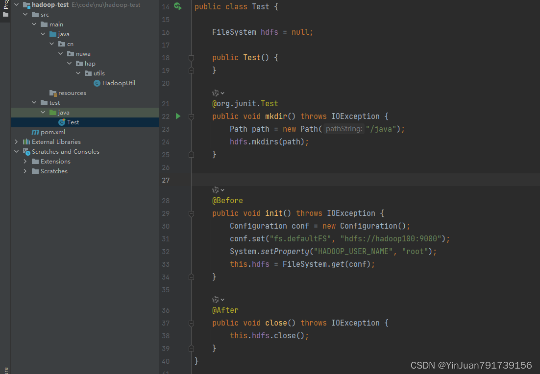Hadoop系列三（windows 环境下hadoop hdfs操作）_hdfs windows依赖-CSDN博客