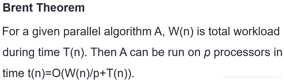 Brent Theorem定理证明过程_brent定理-CSDN博客