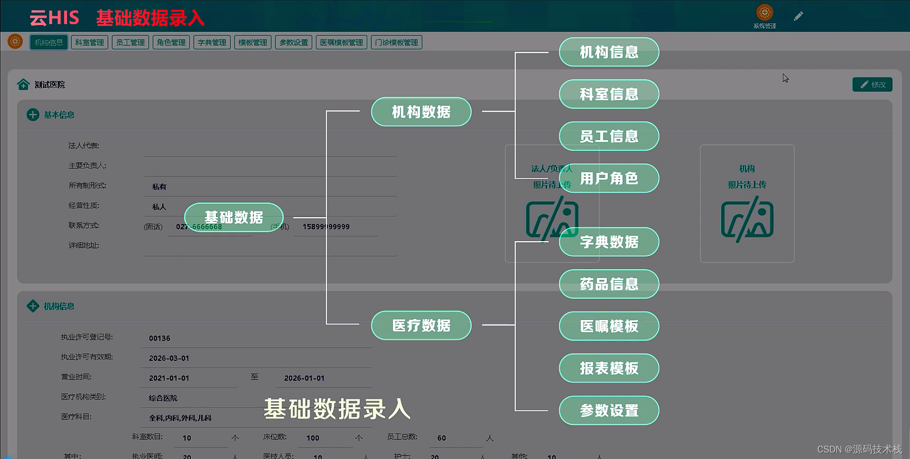 java医院综合信息管理云HIS系统源码（前后端分离、SaaS模式）_java his系统-CSDN博客