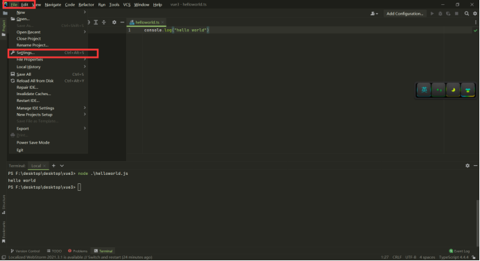 解决webstorm中ts自动编译_webstorm ts-CSDN博客