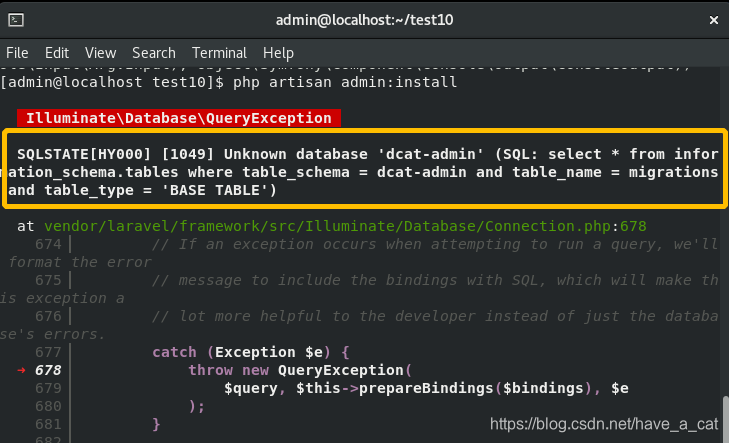 零基础安装、启动Dcat-Admin框架_dcat admin-CSDN博客