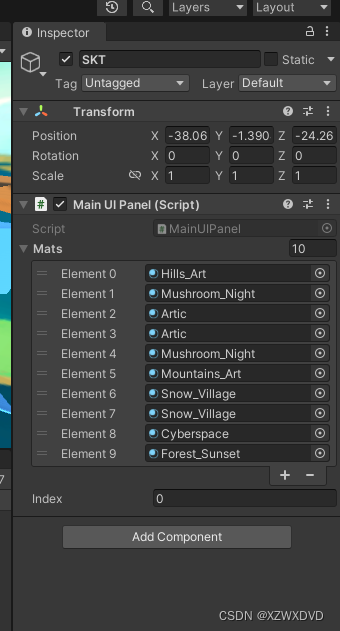 Unity脚本动态切换天空盒示例,-CSDN博客