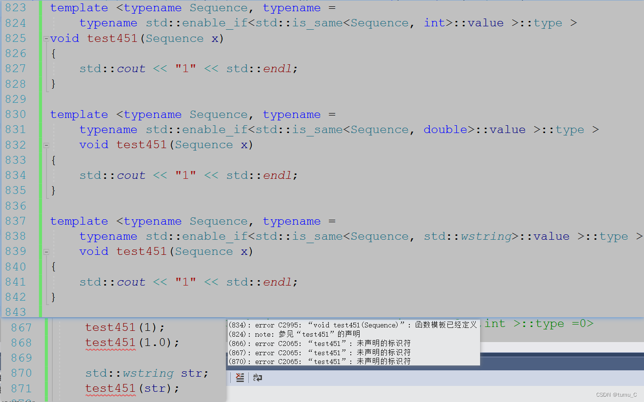 在template＜＞里利用sfinae推导具体值，做函数模板的“重载”_sfinae 值-CSDN博客