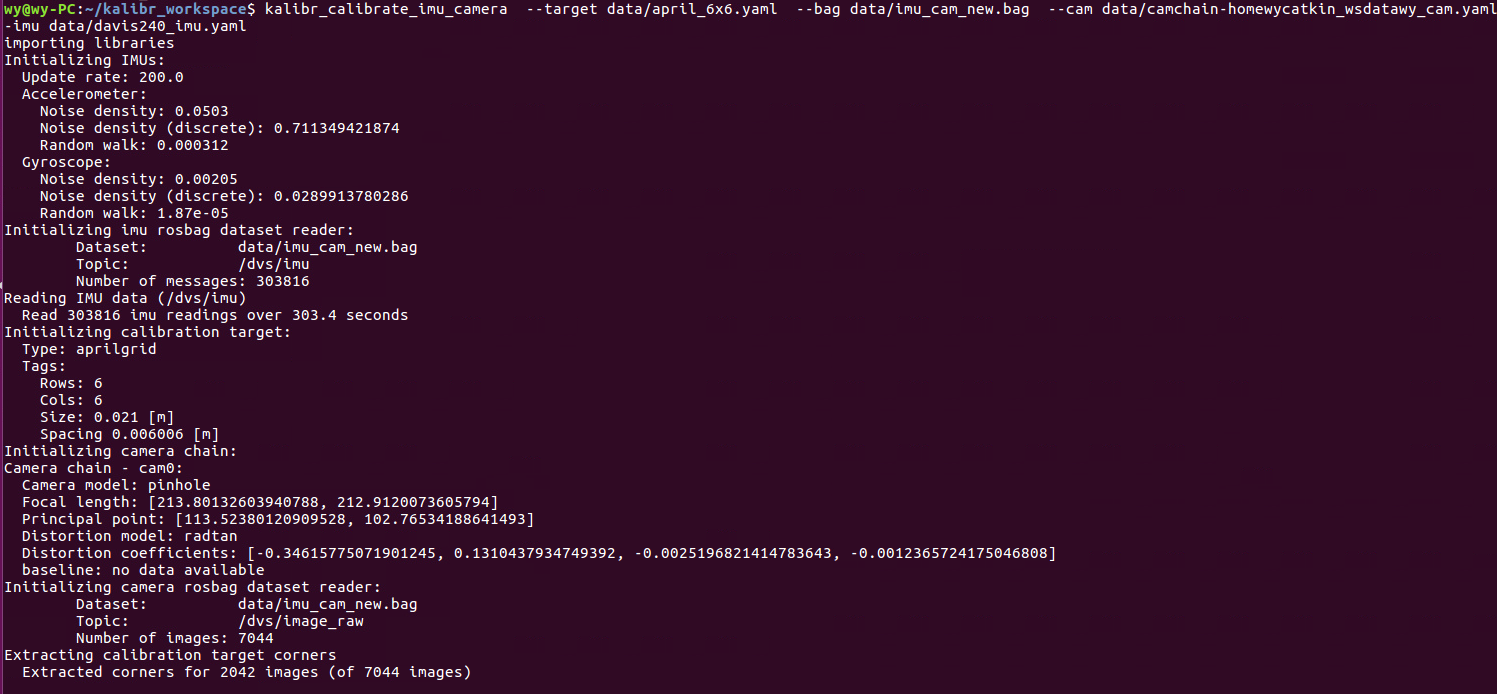 使用Kalibr标定Davis 240c（单目+IMU）-CSDN博客