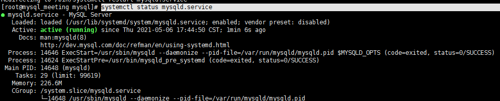 mysql启动报错：Cant start server cant check PID filepath No such file or ...