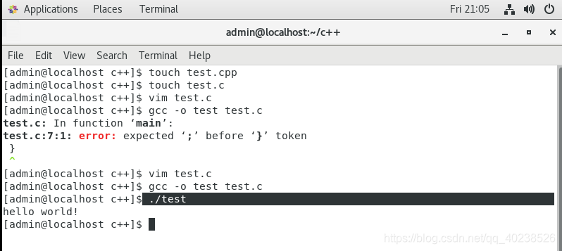 CentOS 7安装gcc,并编辑运行第一个c/c++程序（含vi编辑器的简单使用）_centos7 gcc hello-CSDN博客