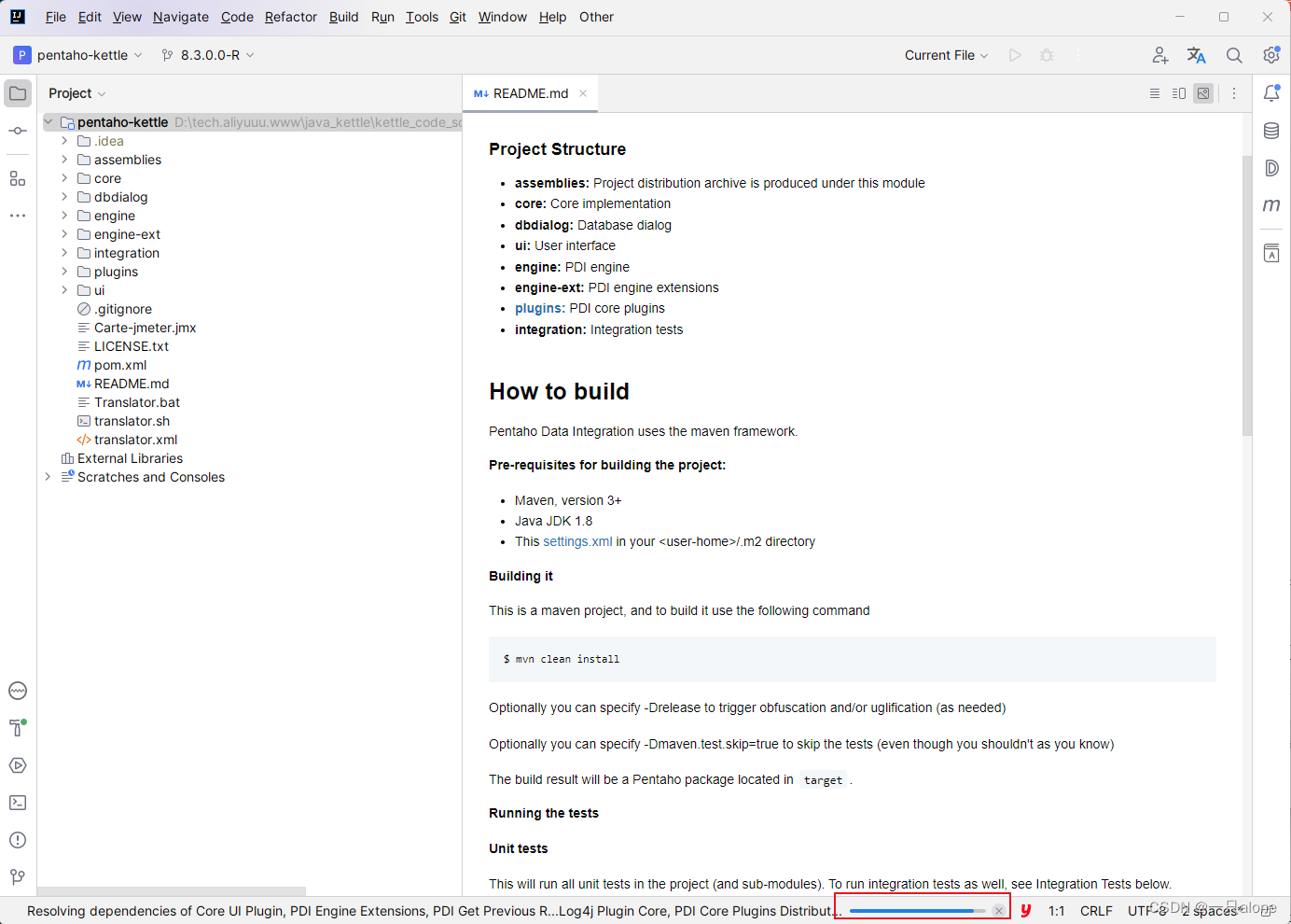kettle 8 编译源码（简单版）_kettle源码下载-CSDN博客