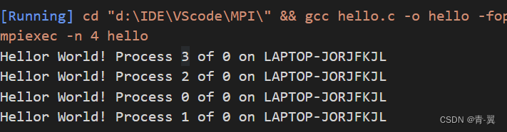 纯小白如何在win11环境下运行MPI程序_windows11下设置mpi-CSDN博客