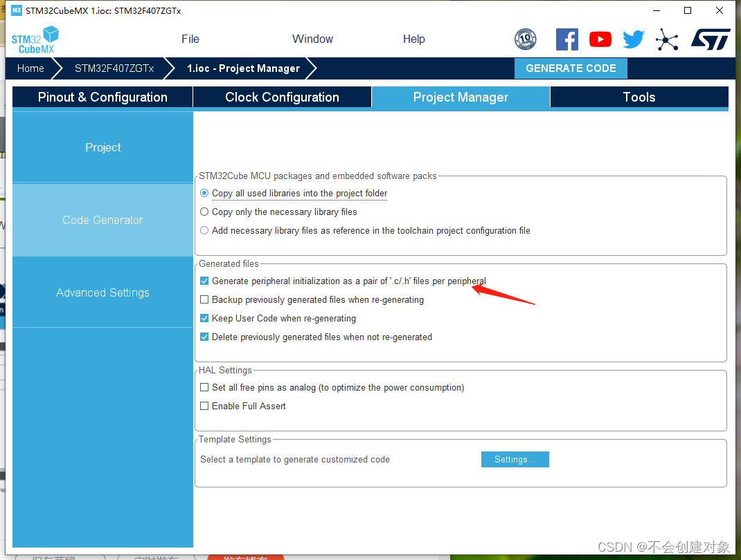 STM32CuBeMx实现LED显示与蜂鸣器控制（开发板：STM32F407ZGT6）_stm32f407zgt6led引脚-CSDN博客