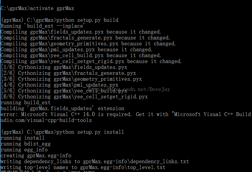 gprMax在windows下的安装_gprmax3安装教程-CSDN博客