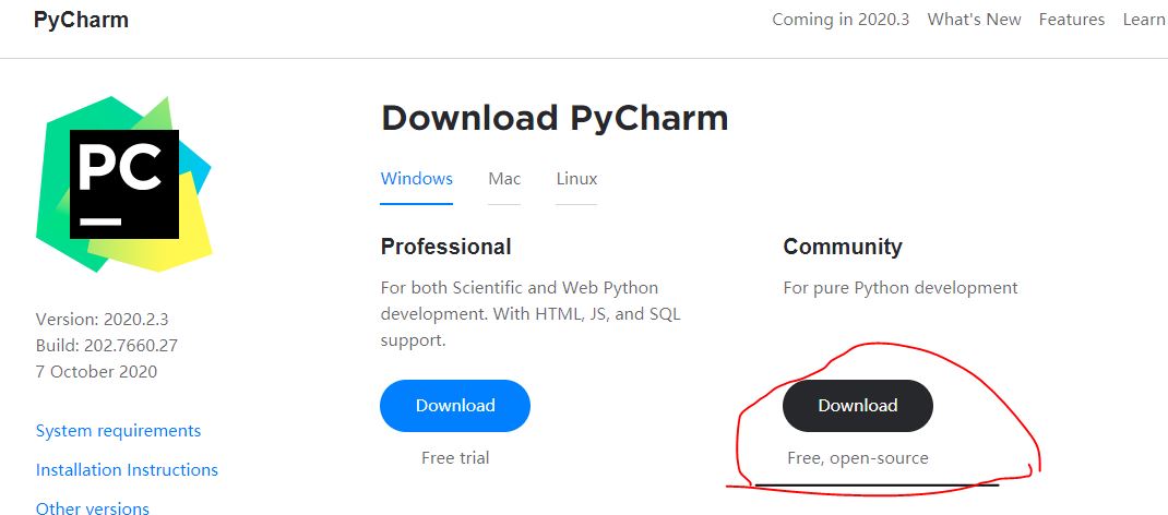 pycharm社区版安装- Python3.8.6安装_python 3.8.6安装什么板本号的pytcharm-CSDN博客