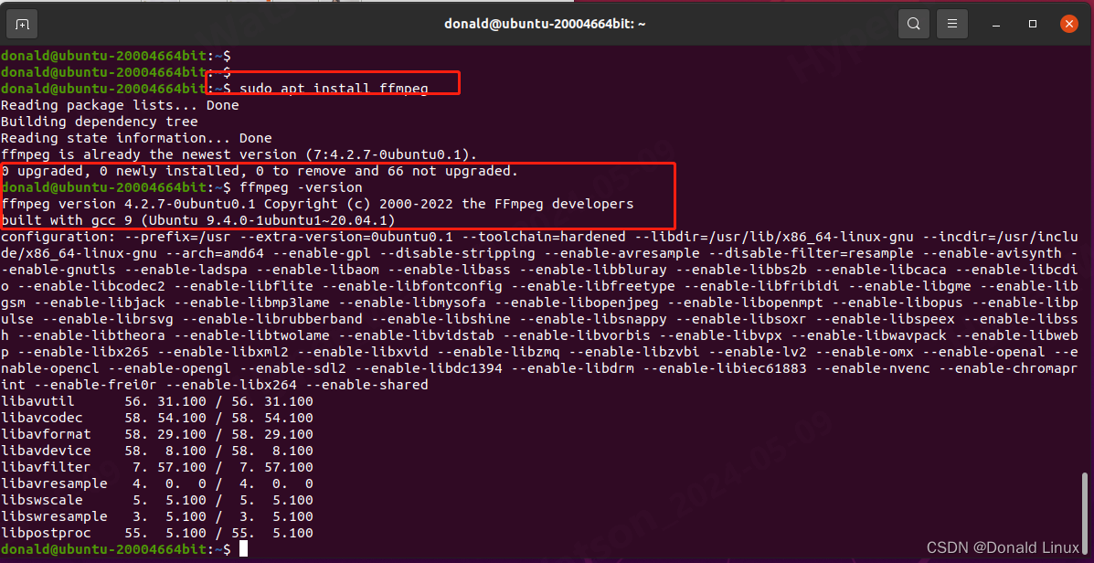 2024-05-09 Ubuntu上面用ffmpeg把jpeg图像转成yuv、rgb格式文件，通过ffplay命令显示这些文件成图像，了解一下I420 YV12 NV12 NV21 的存储方式 ...