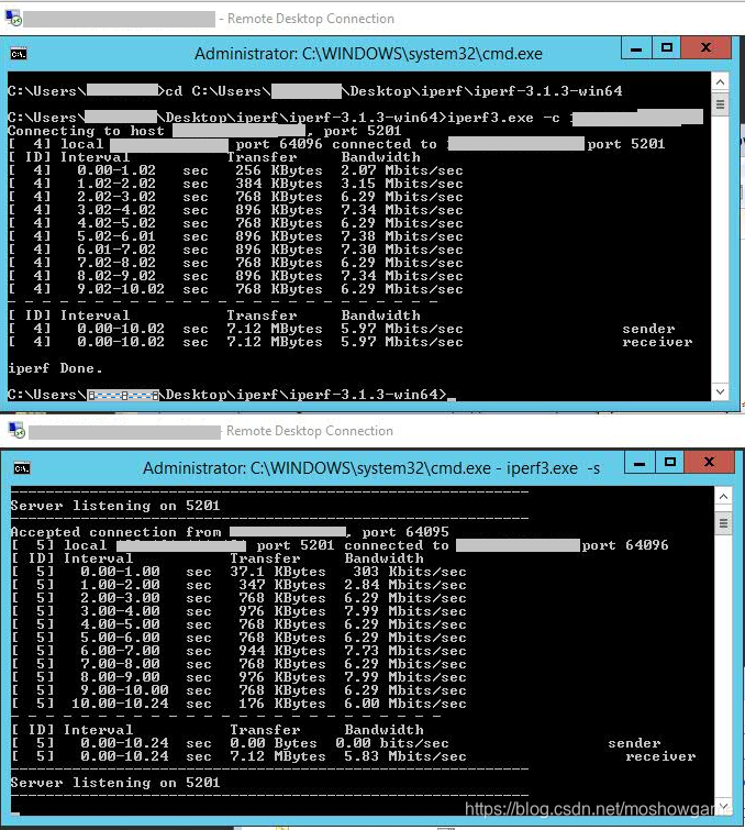 如何使用iperf3测试服务器的带宽和传输速率_iperf3 transfer bandwidth-CSDN博客