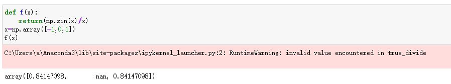 Python数组中除以0但却不想报错处理方法_np.errstate-CSDN博客