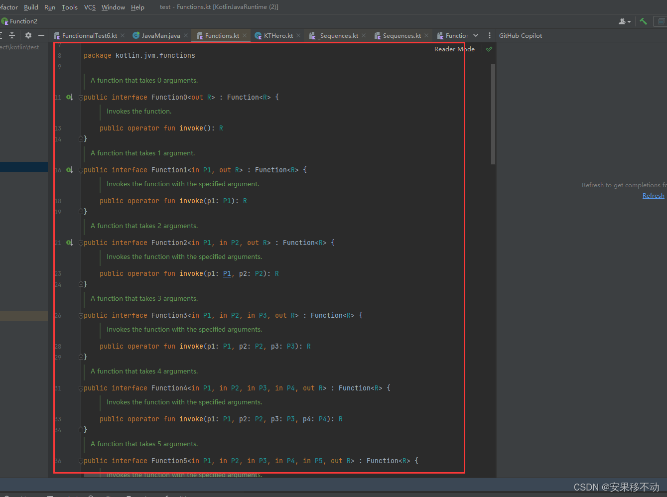 Kotlin 与java互相调用 之 java调用Kotlin的函数_kotlin. jvm funetions.function1