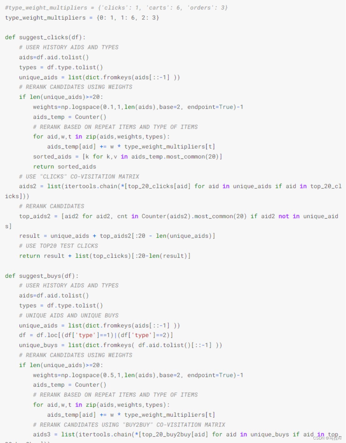 Kaggle多目标推荐比赛baseline_马拉ai赛题-CSDN博客