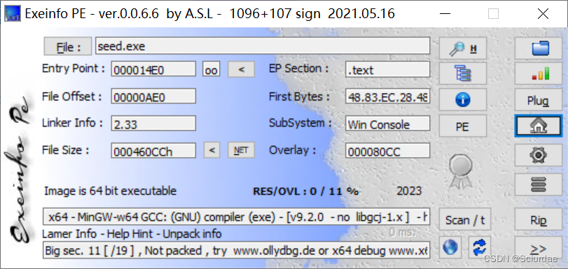 SHCTF2023 山河CTF Reverse方向[Week1]全WP 详解-CSDN博客