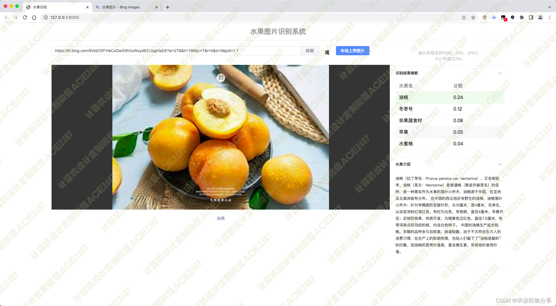 Python基于深度学习的水果识别系统python水果识别研究 Csdn博客 