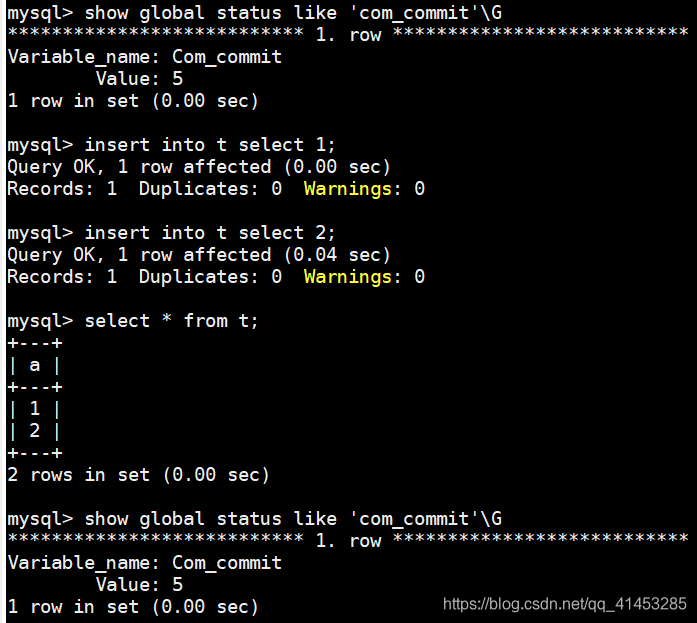 MySQL(InnoDB剖析):42---事务之（事务控制语句：begin、commit、rollback、savepoint ...
