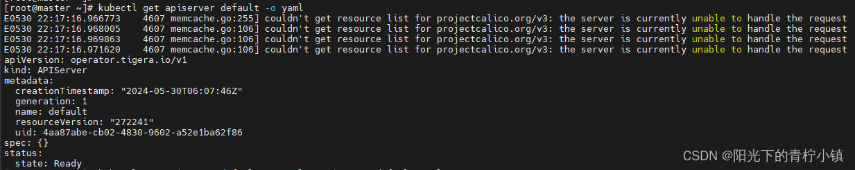 k8s部署calico遇到的问题_error: resource mapping not found for name: "calic-CSDN博客