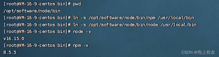 Linux安装Node.js_node-v16.15.0-linux-x64.tar.gz: file format not re-CSDN博客