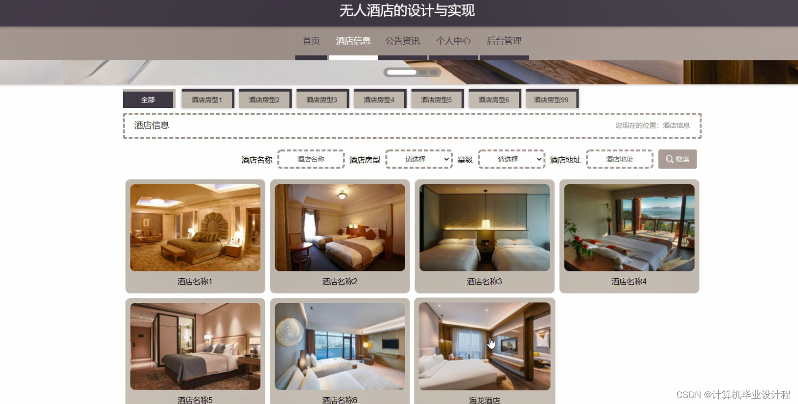 Java毕业设计无人酒店的设计与实现（springbootmysqljdk18maven339）无人酒店系统流程 Csdn博客