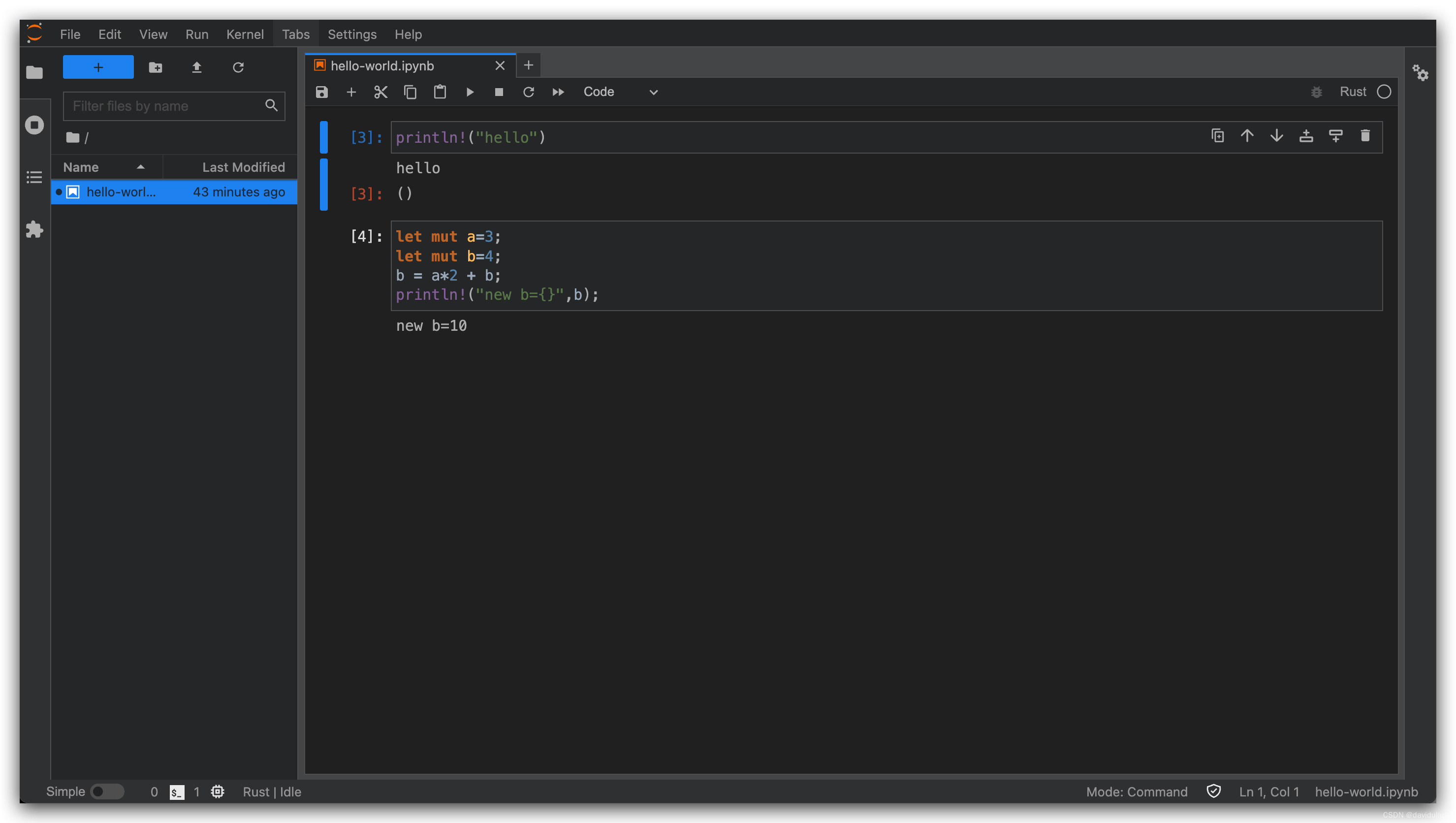 使用 Docker 快速搭建 Rust 的 Jupyter Notebook_rust jupyter-CSDN博客