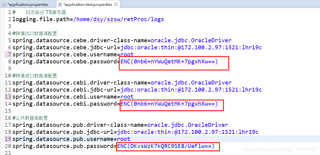 springboot 集成 jasypt 实现对配置文件非明文展示-详解_org.jasypt.encryption.pbe.standardpbestringencrypt-CSDN博客